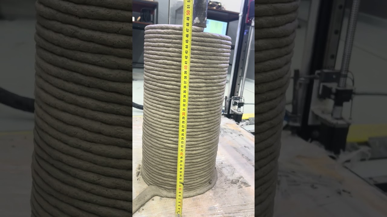 3D concrete printing technology display