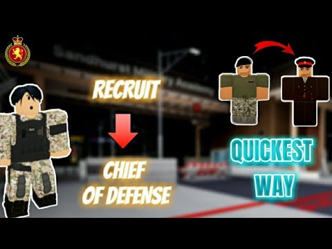 How to RANK up FAST in Sharkuses' British Army (Sandhurst Military Academy)