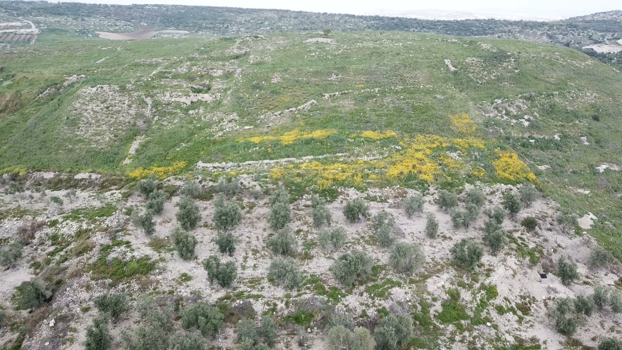 Tel Dothan - Aerial views (BibleWalks.com)