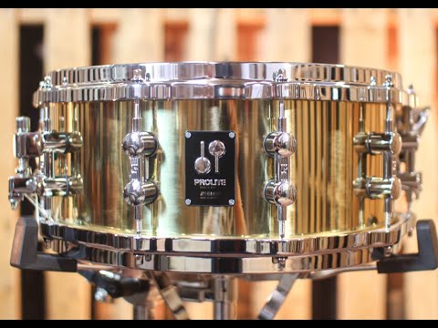 Sonor 14x6 ProLite Brass Die Cast Hoops Snare Drum | Reverb