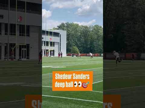 Shedeur Sanders Shows Off ROCKET Arm! 🚀🏈 (via @JoriEpstein | Yahoo Sports)