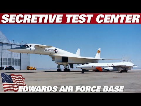 Experimental Flight Test Center At Edwards Air Force Base. Rare ...