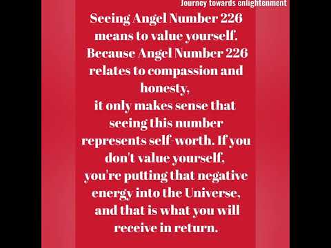 Angel number 226 #Spirituality #Angel