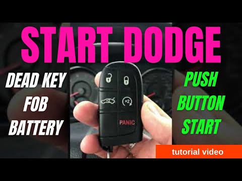 Start Dodge, Dead key FOB Battery, Push Button Start
