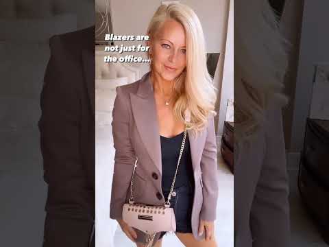 BLAZER OUTFIT INSPO | CASUAL OOTD IDEAS | #shortsvideo #shorts #blazerstyle