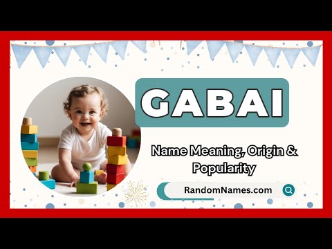 Gabai - Baby Boy Name Meaning, Origin & Popularity - RandomNames.com