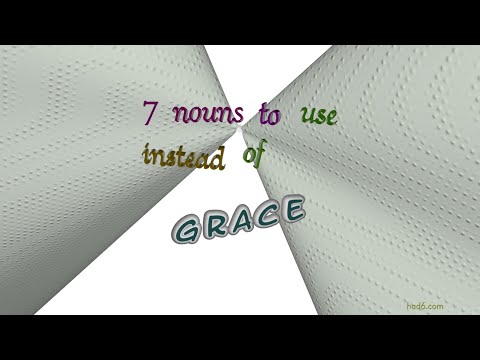 grace - 7 nouns similar to grace (sentence examples)