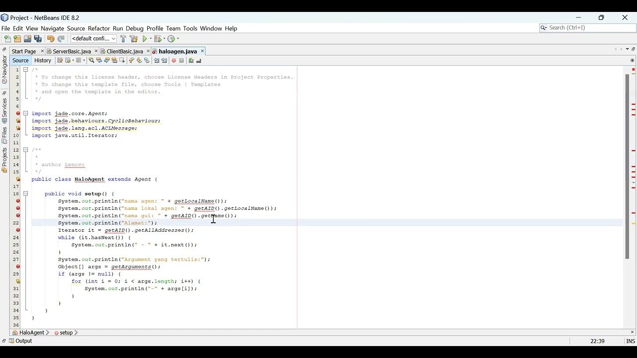 Program Java - JADE (Java Agent Development Framework)