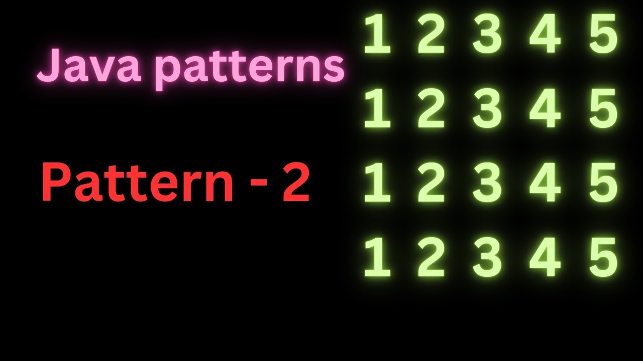 Java patterns || Pattern-2 || Java programming || Java || Surya edu tech
