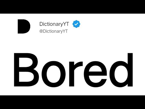 Bored Meaning in English