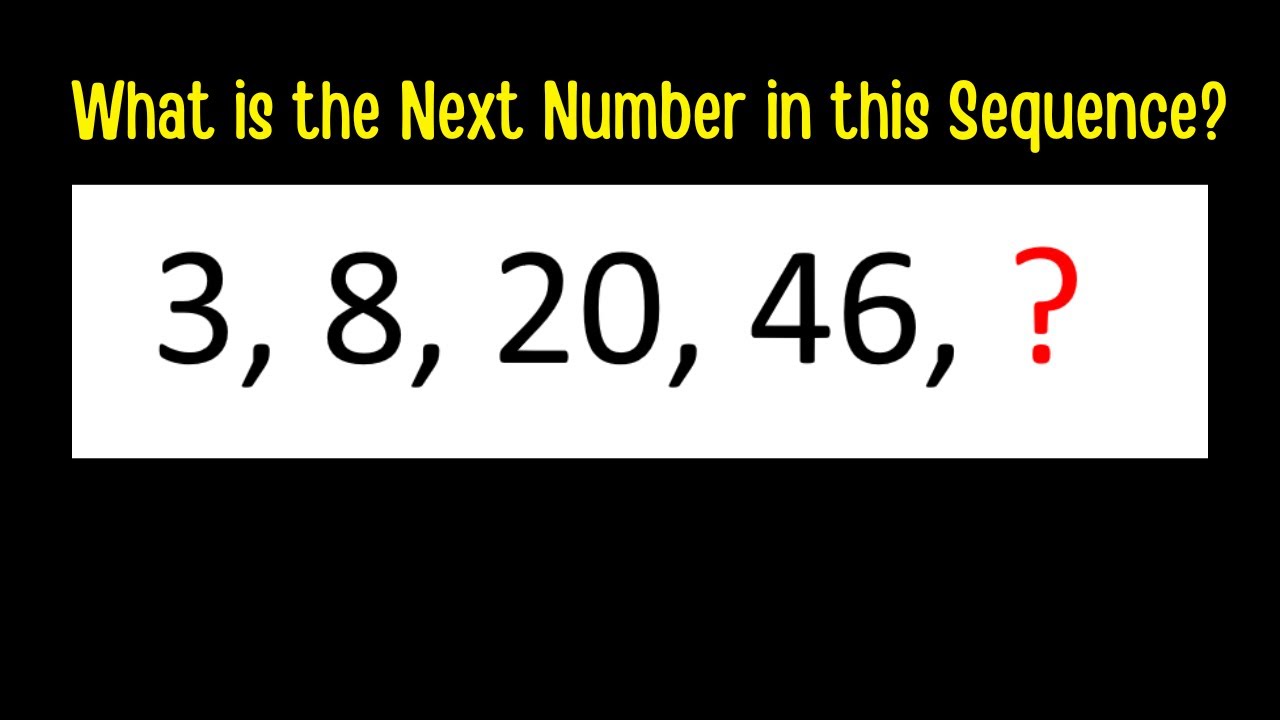 What is the Next Number in this Sequence?