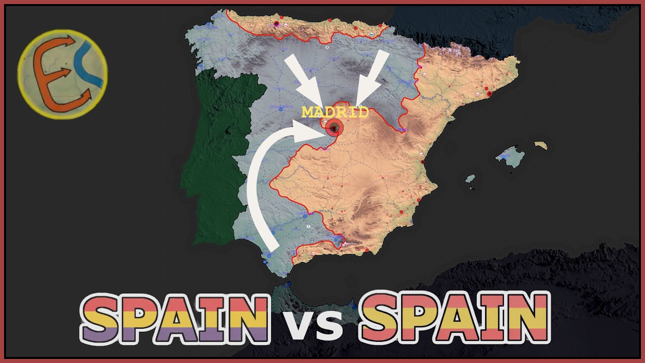 Spanish Civil War animated