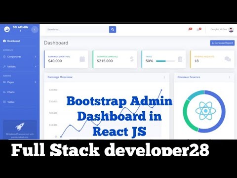 5 Popular and Free dashboards to use with React | Видео
