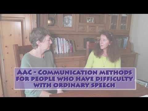 AAC Communication aids - what are they? Conversation with an SLT.