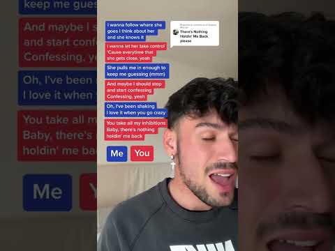 Sing with me โThereโs nothing holdinโ me backโ by Shawn Mendes๐ซถ