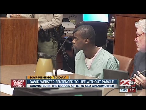 David Webster sentenced to life without parole