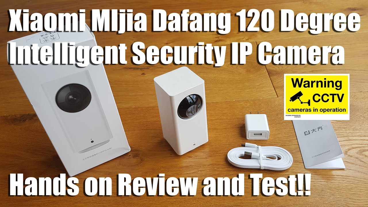 Xiaomi MIjia Dafang 1080p HD Intelligent WIFI Security Camera Unboxing and Setup