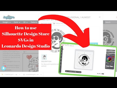Using Silhouette Design Store Files in Siser Leonardo Design Studio