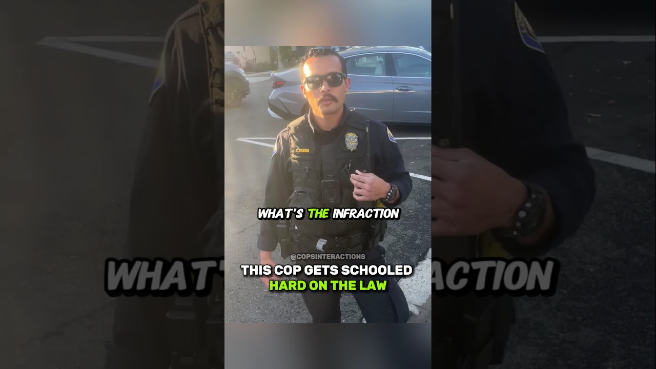 This Cop Gets Schooled Hard On The Law