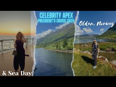 Celebrity APEX Norwegian Fjords President's Cruise | Olden, Norway | Sea Day| Specialty restaurant