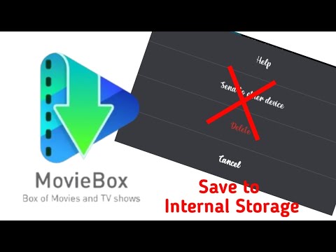 How to save Movies from movie box to Internal Storage 2025