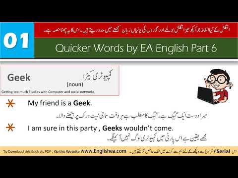 Geek Means in Urdu Hindi Definition Pronounce Pronunciation of - Picture Dictionary