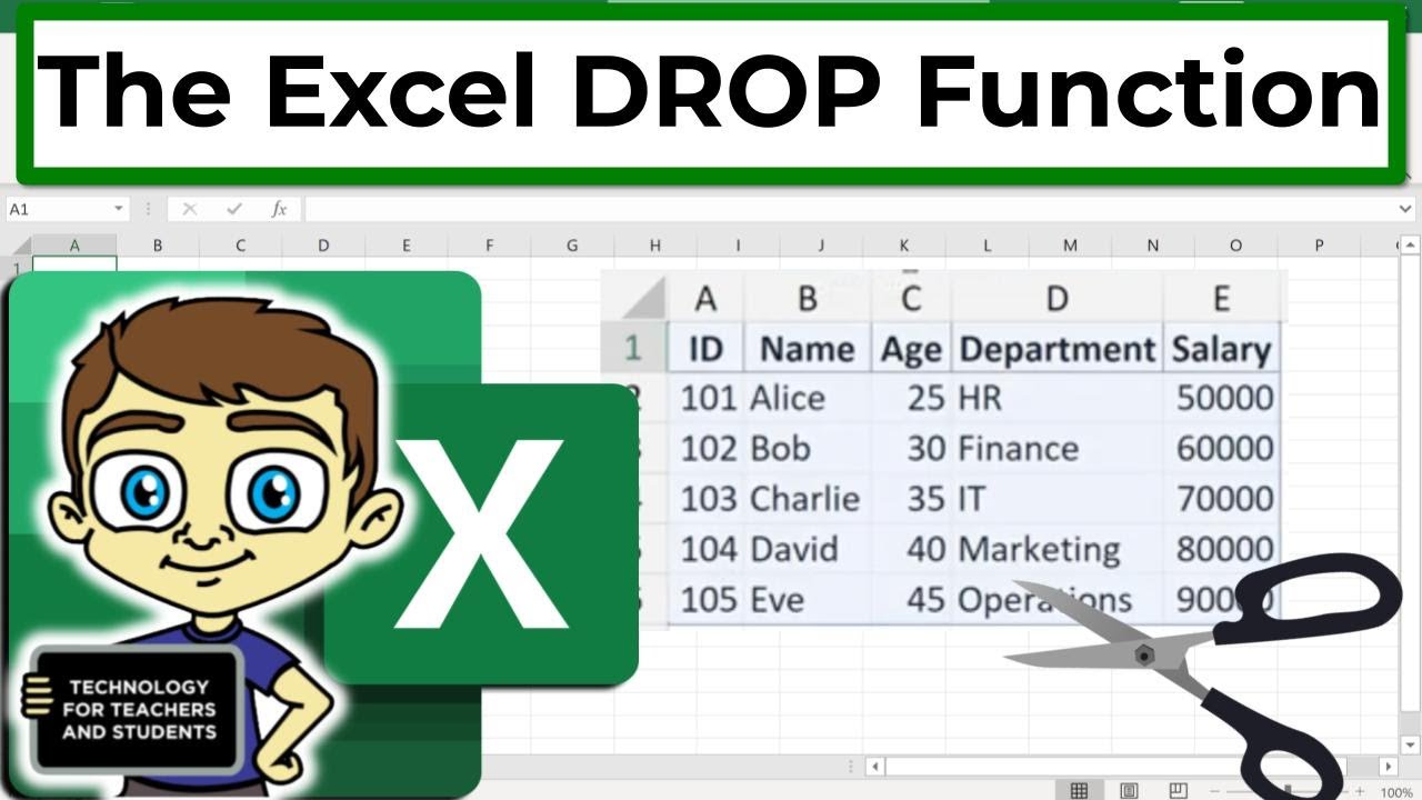 Learn the Excel DROP Function in JUST Minutes