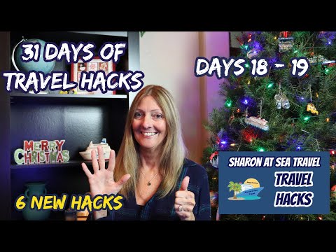 31 days of Travel Hacks | Pre Travel/Cruise Tips | Days 18 and 19 | Sharon at Sea Travel