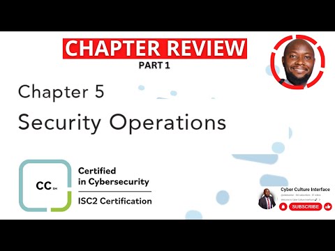 ISC2 Certified in Cybersecurity-CC Domain 5 (Security Operations) PART1 Review