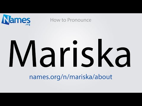 How to Pronounce Mariska