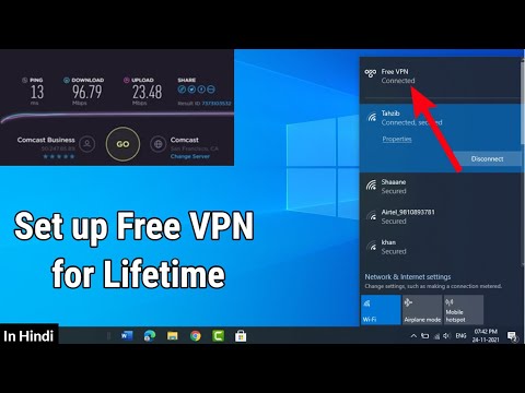 How to Set Up Free VPN in Windows 10 & Windows 11 [Hindi/Urdu]