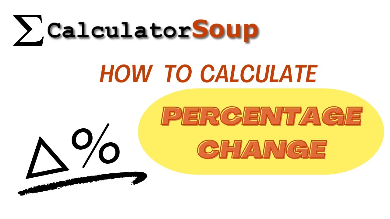How to Calculate Percentage Change