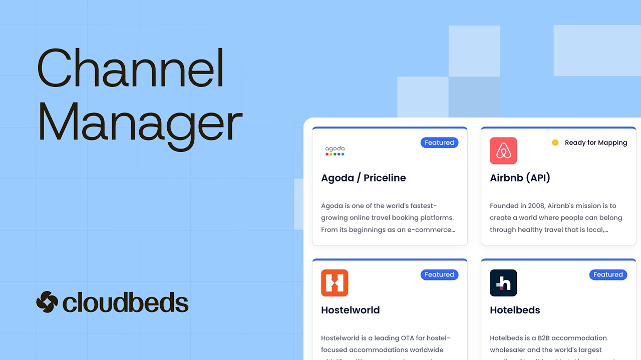 Hotel Channel Manager: Sync Rates & Availability Across All Channels (Cloudbeds)