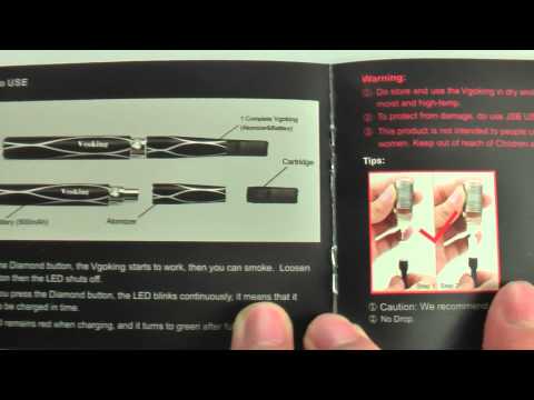 Vgoking E-cigarette user manual