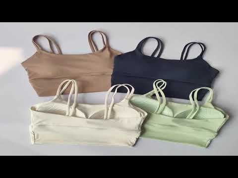 Professionele yoga-camisole met vaste borstmat, sportondergoed voor dames, schokbestendig en ademend, Beauty V