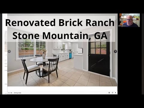 Stone Mountain, GA Renovated Brick Ranch House in Clarkson High School District
