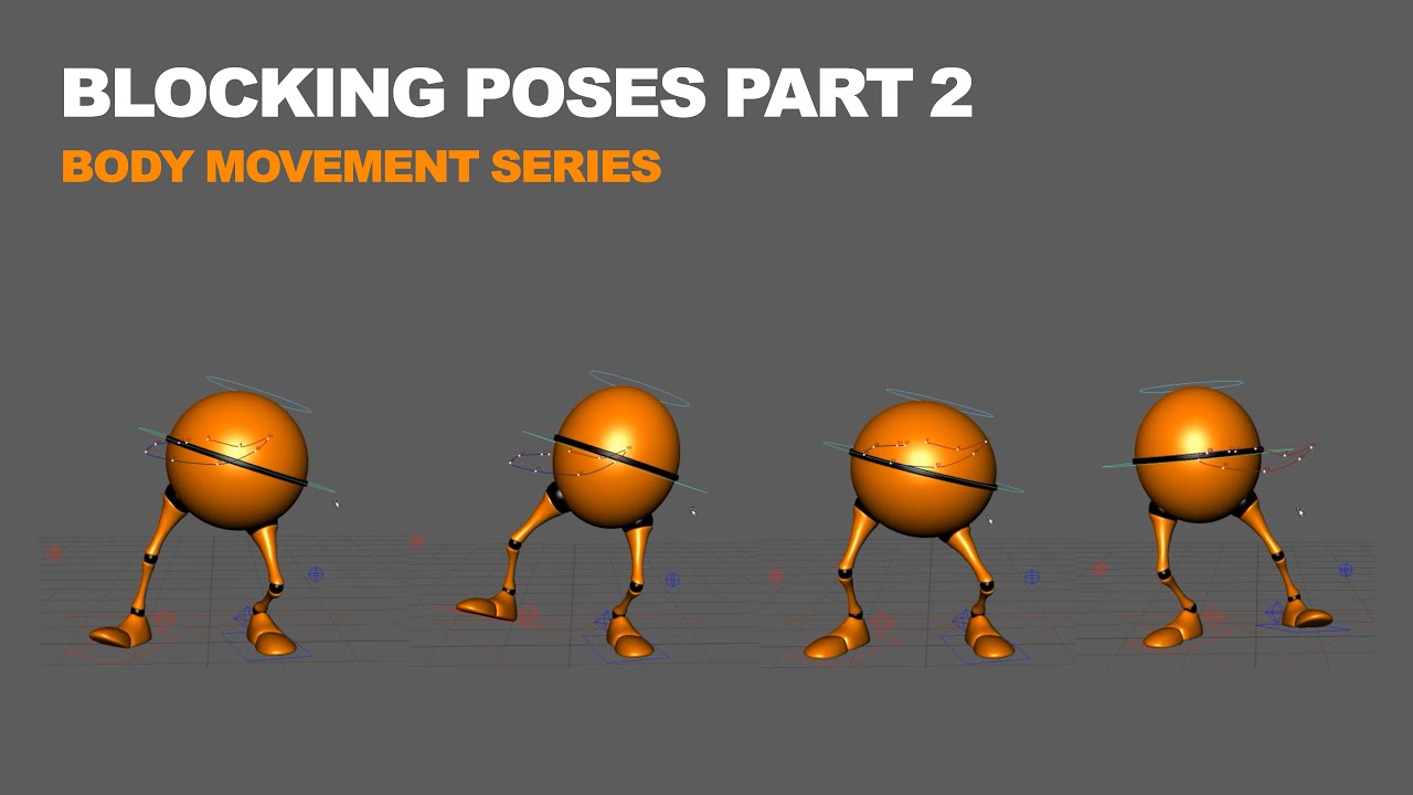 Animating a Side Step - Blocking Poses Part 2