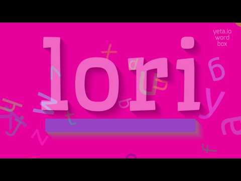 How to say "lori"! (High Quality Voices)