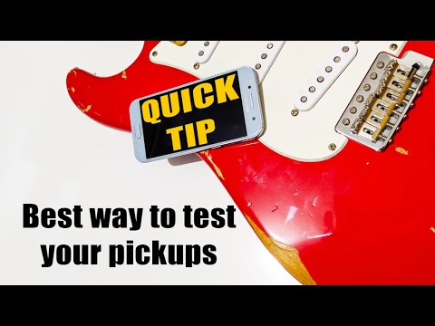 Best way to test guitar pickups