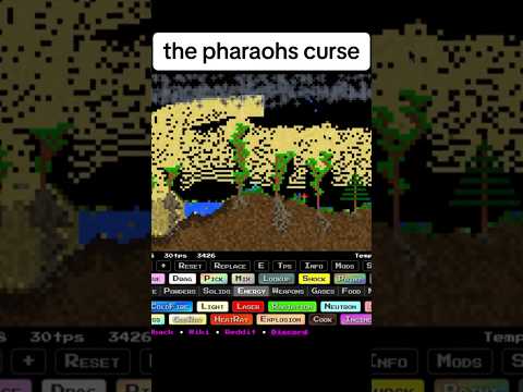 PHARAOHS CURSE in #SANDBOXELS #browsergame