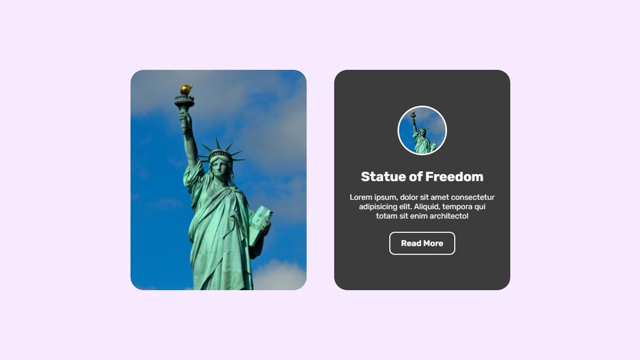 Responsive 3D Flip Card Hover Effect Using HTML & CSS