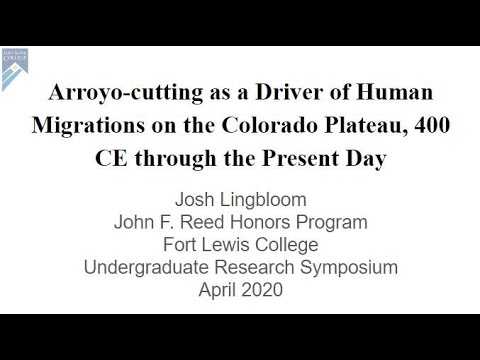 Arroyo-Cutting as a Driver of Human Migrations on the Colorado Plateau, 400 CE through the Present