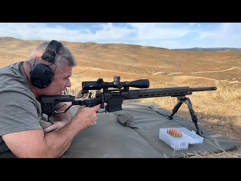 Christensen Arms MPR shooting MOA targets at 800 and 1400 yards