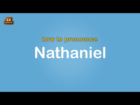how to pronounce Nathaniel 【Name】