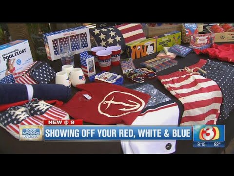 Red, white and blue ideas for your home