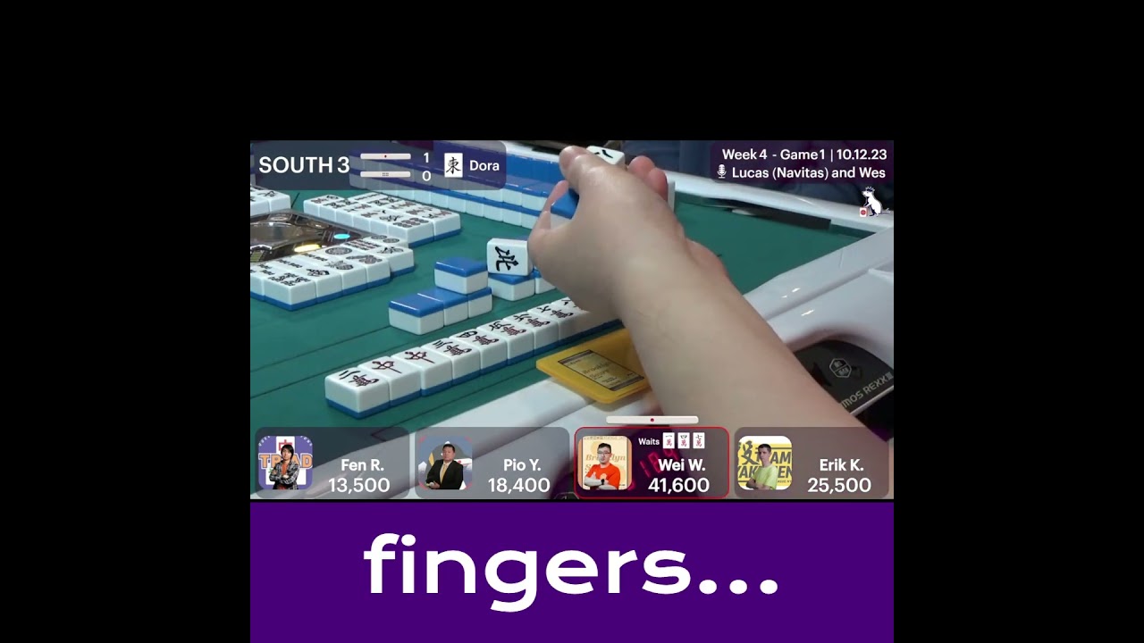 What a Complete Disaster #mahjong #riichi #riichimahjong #shorts