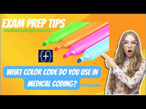 Question: What color system do you use in medical coding? #medicalcodingtips #holidaywithyoutube