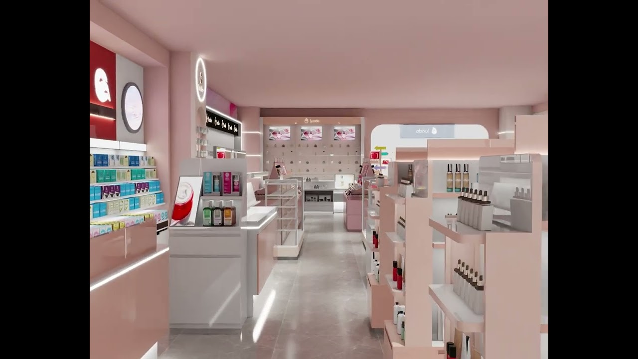 Beauty perfume store design - Provide One-Stop Customized Services!