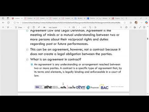 ATHE L4 Ext DiL-Unit-1 Contract Law-Tutorial Session-(SK)