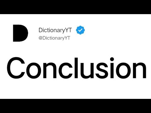 Conclusion Meaning in English